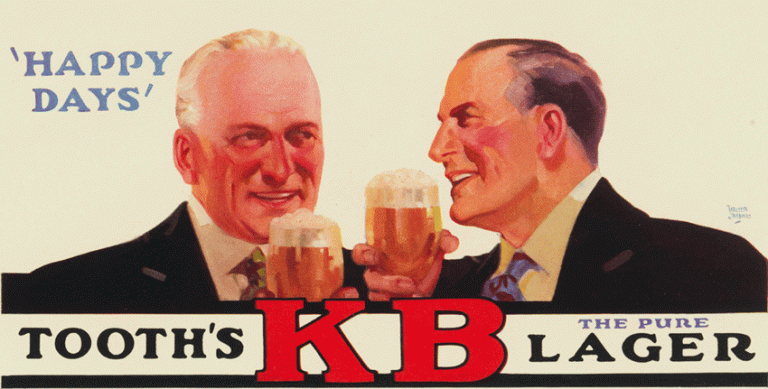 Tooth’s KB Lager ‘Happy Days’ Poster Kent Brewery Sydney – Australian ...