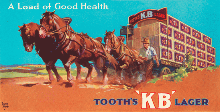 Tooth’s KB Lager ‘A Load of Good Health’ Poster Kent Brewery Sydney ...